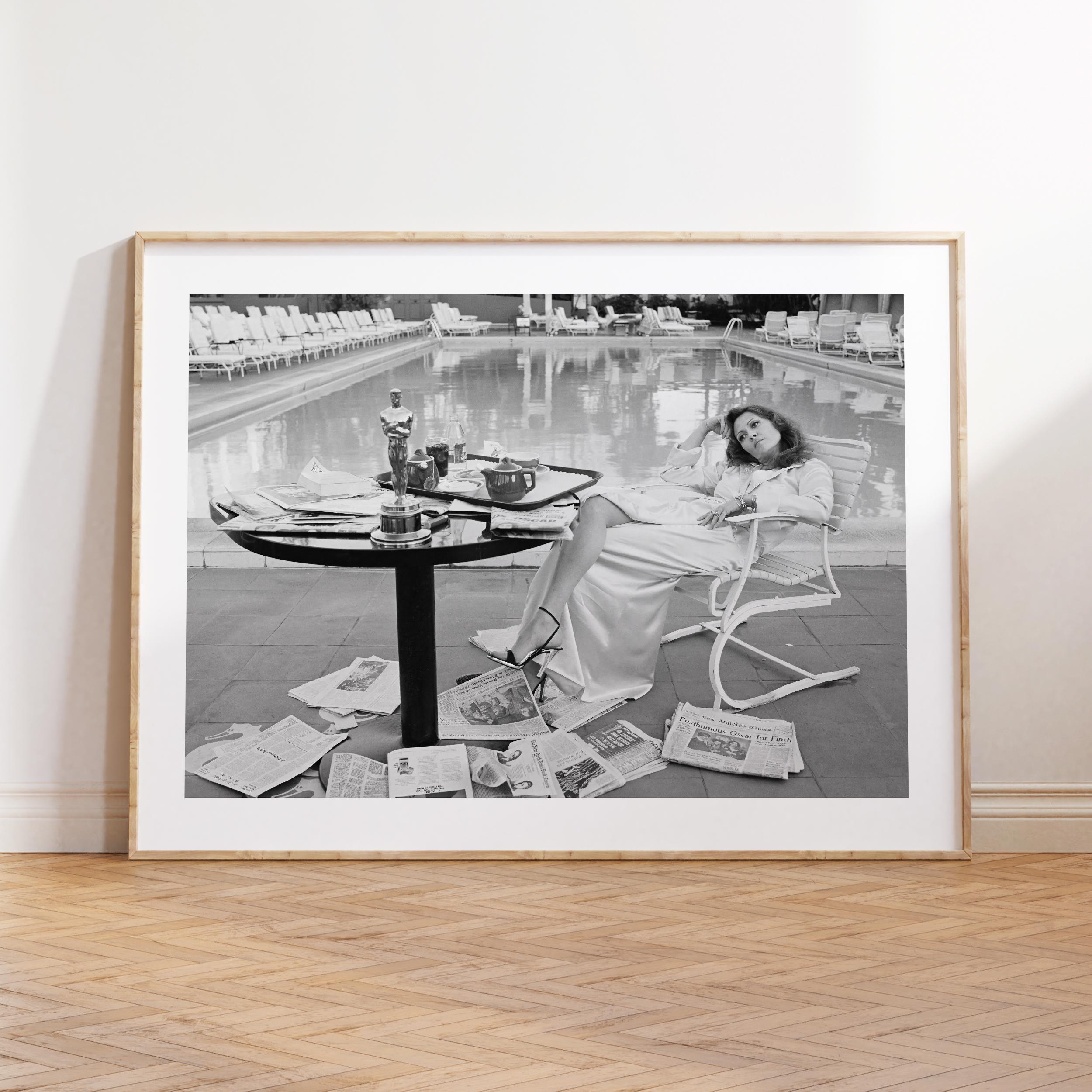 Faye Dunaway Poster, American Actress, Fan Poster, Black and White Wall ...