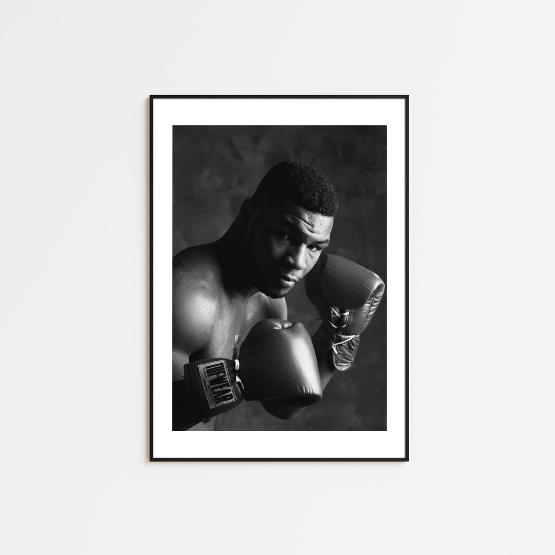 Mike Tyson Poster, Iron Mike, Kid Dynamite, American Boxer, Fan Print ...