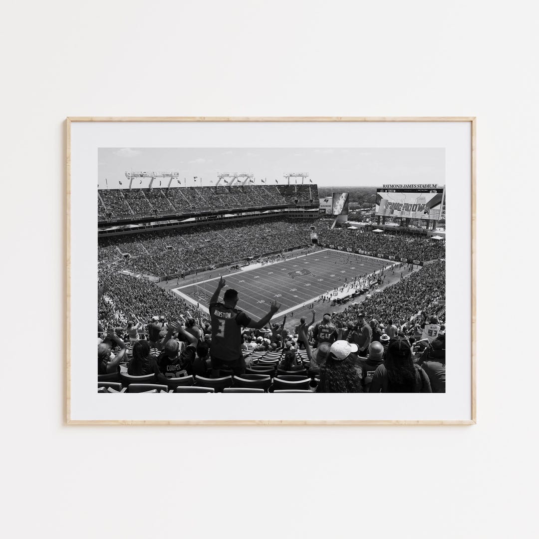 Raymond James Stadium Print, Tampa Bay Buccaneers, NFL Print, Collage ...