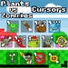 17 Animated Plants, Vs Zombies Cursor Pack (windows Only) - Custom ...