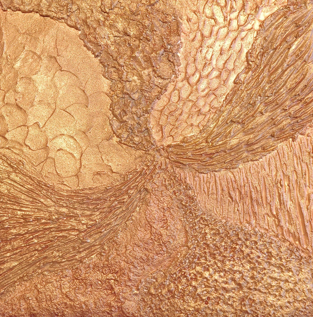 Acrylic Painting Structure Gold Unique Structural Painting, Texture ...