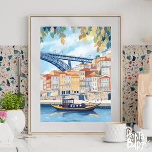 Porto Art Print, Portugal Travel Poster, Porto Home Decor, European ...