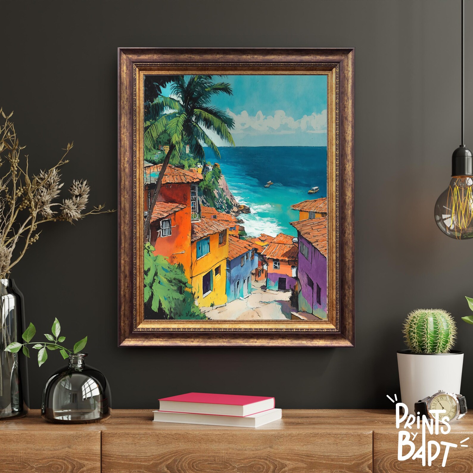Puerto Rico Art Print, La Perla Poster, Latin America Wall Art, Puerto ...