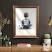 Personalized Football Print, Custom Soccer Wall Art for Boys Bedroom ...