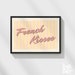 French Kisses Poster, Trendy Wall Art, Apartment Decor, Retro Wall Art ...