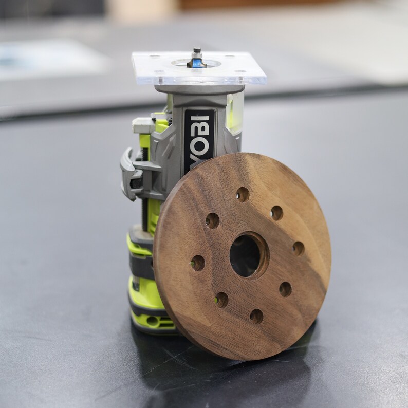 Walnut Router Base Plate - Dewalt and Ryobi - Etsy