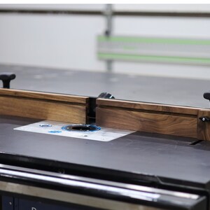 Walnut Rockler Router Fence Panels W/stop Block - Etsy