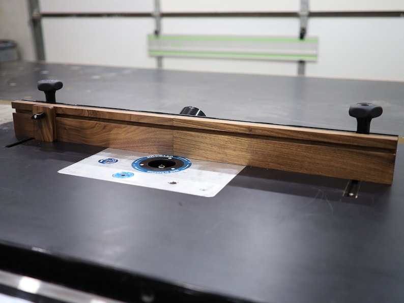 Walnut Rockler Router Fence Panels W/stop Block - Etsy