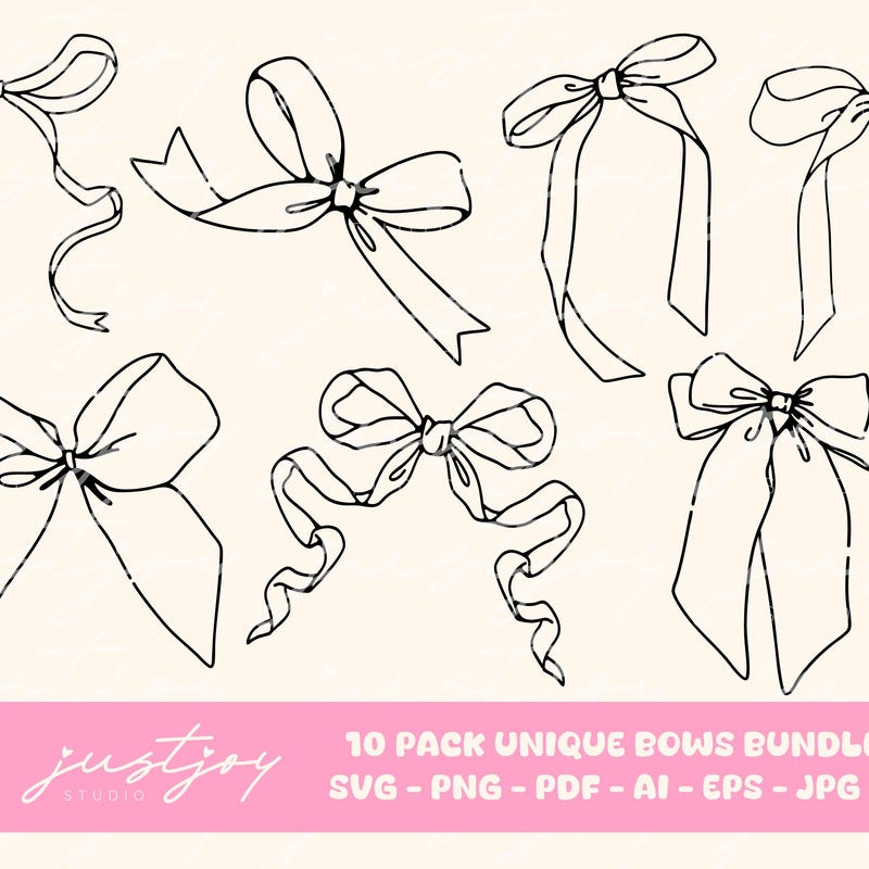 Coquette Bow Svg - Etsy