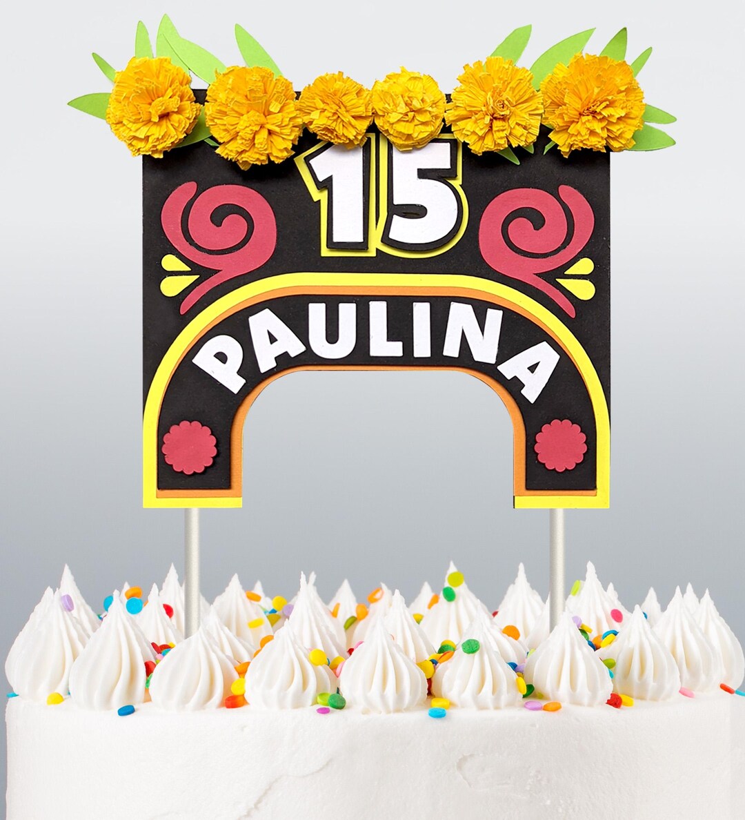 Handmade Trajinera Cake Topper, Mexican Fiesta Birthday Decor - Etsy