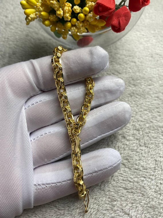 Chrome Hearts Solid Gold Rope Chain Classic Fashion B… - Gem