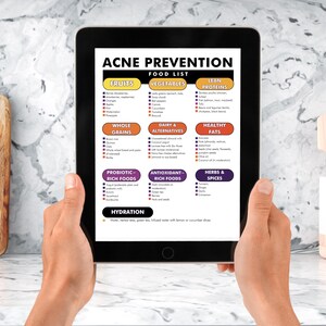 Acne Diet Food List, PDF, Acne Diet Chart - Download and Print This ...