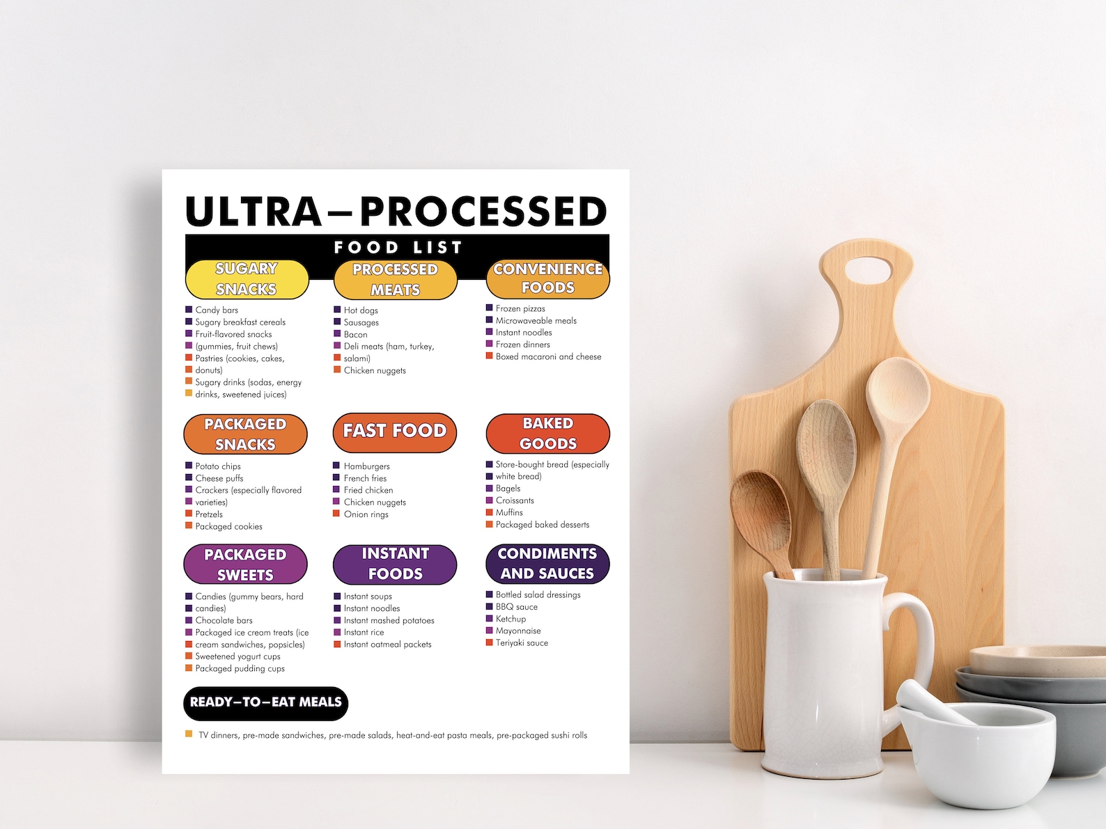 Ultra-processed Foods List, Ultra Processed Food Examples, PDF - Know ...