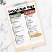 Insomnia Diet Chart, Insomnia Food List - Printable PDF to Help You ...