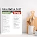 Dementia Diet PDF, Dementia Food Chart, Printable Download to Help You ...