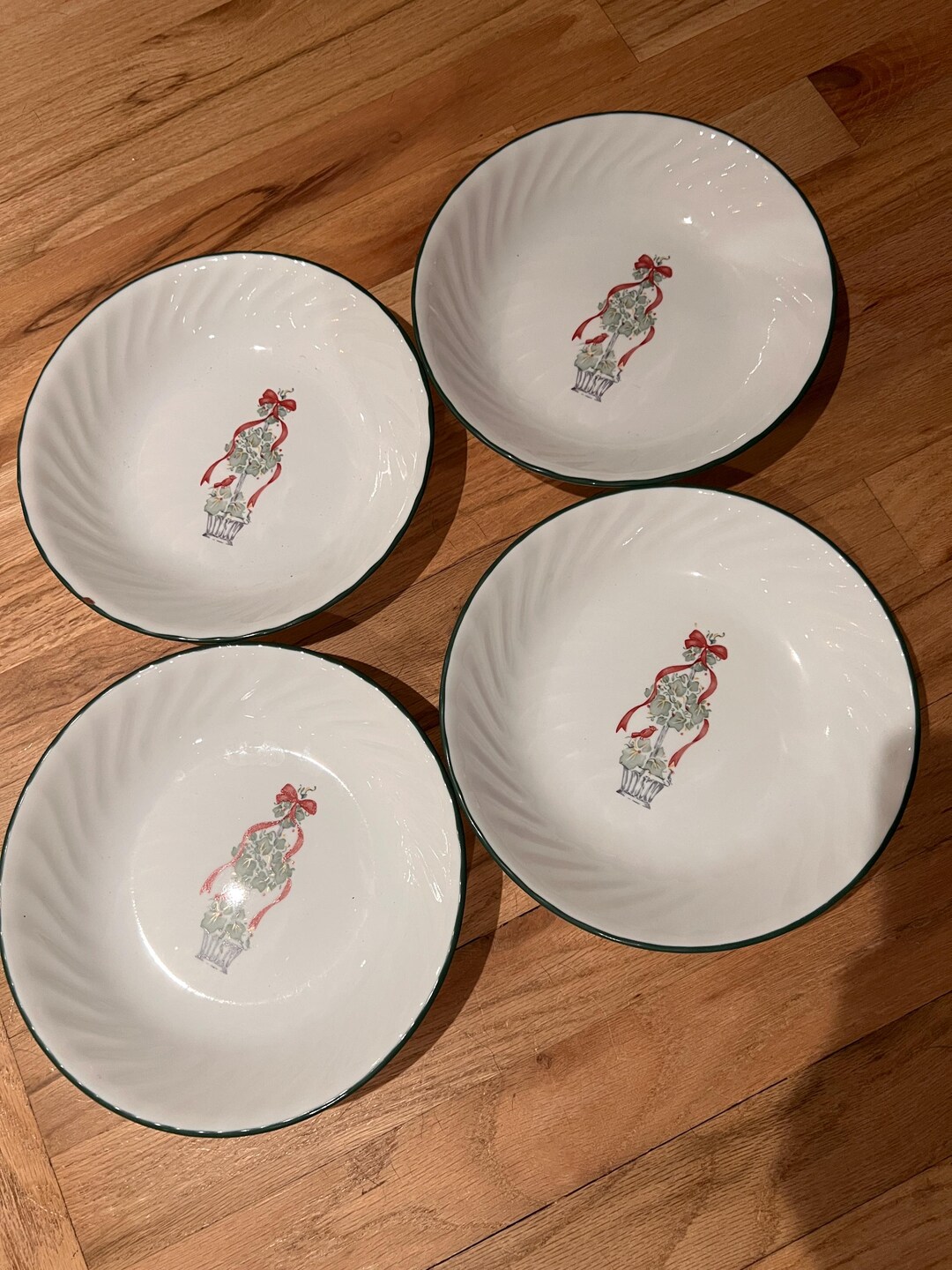 Corelle by Corning Vintage Christmas Dinner Plate Set, Christmas ...