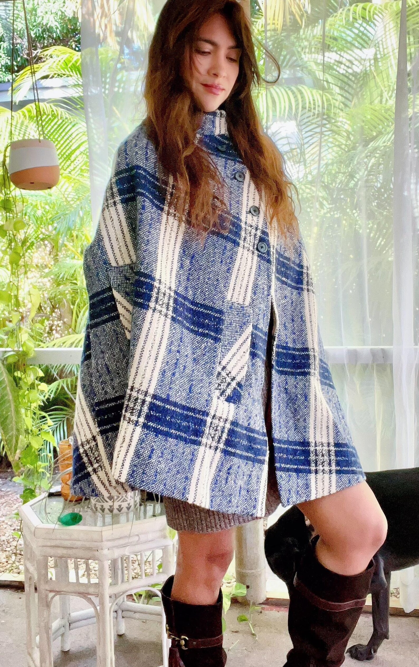 Boru Fall Winter Vintage Cape by Jimmy Hourihan of Dublin, Knee-length ...