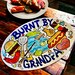 Handmade Custom Art Ceramic Oval Bbq Platter Personalized Gift by ...