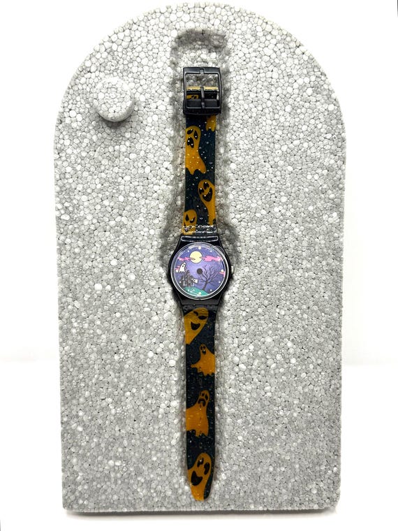 Vintage Swatch Watch "Geisterstund" Halloween, Ghost … - Gem
