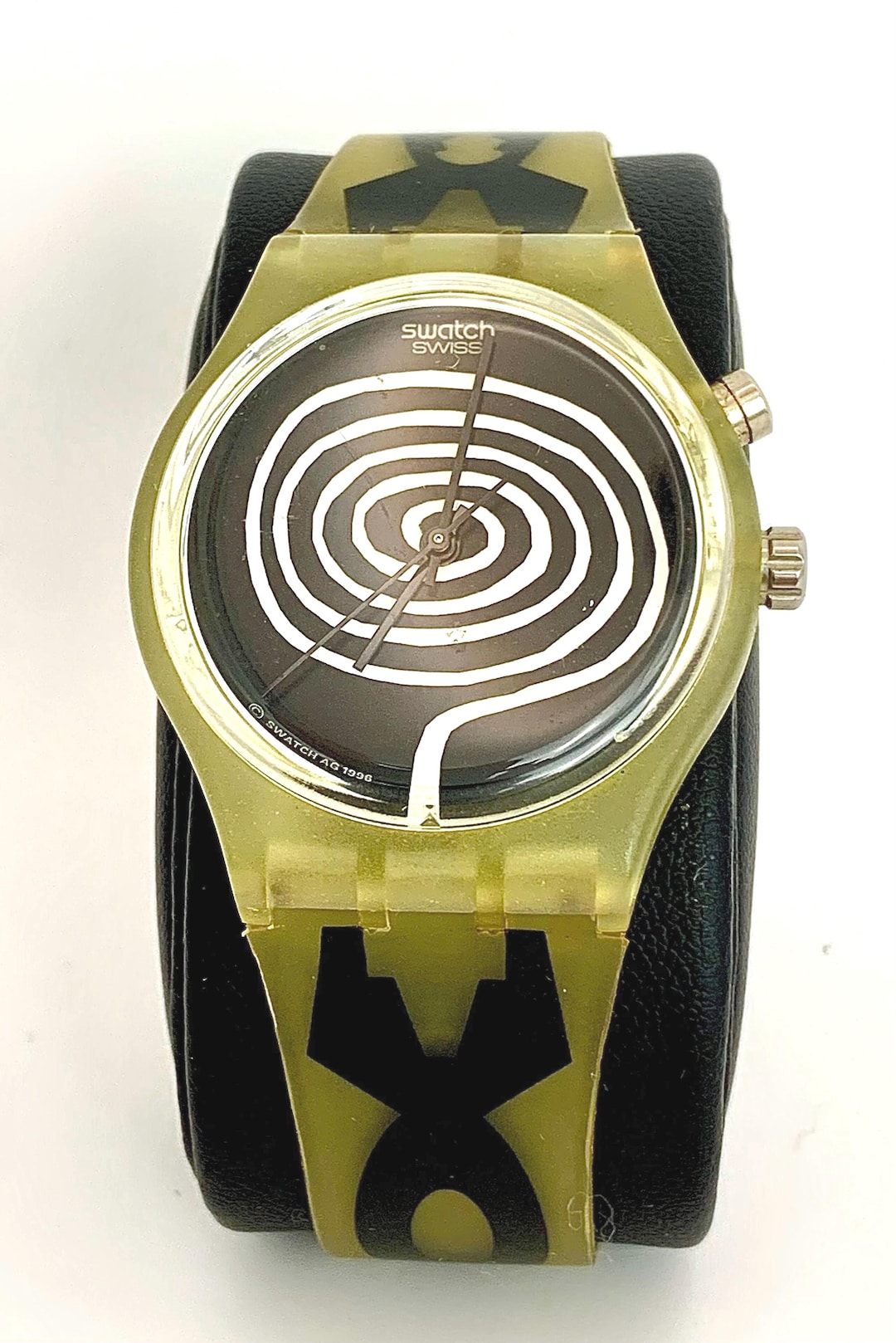 Designer Swatch Loomi Signalite Watch Glow in Dark With Case and ...