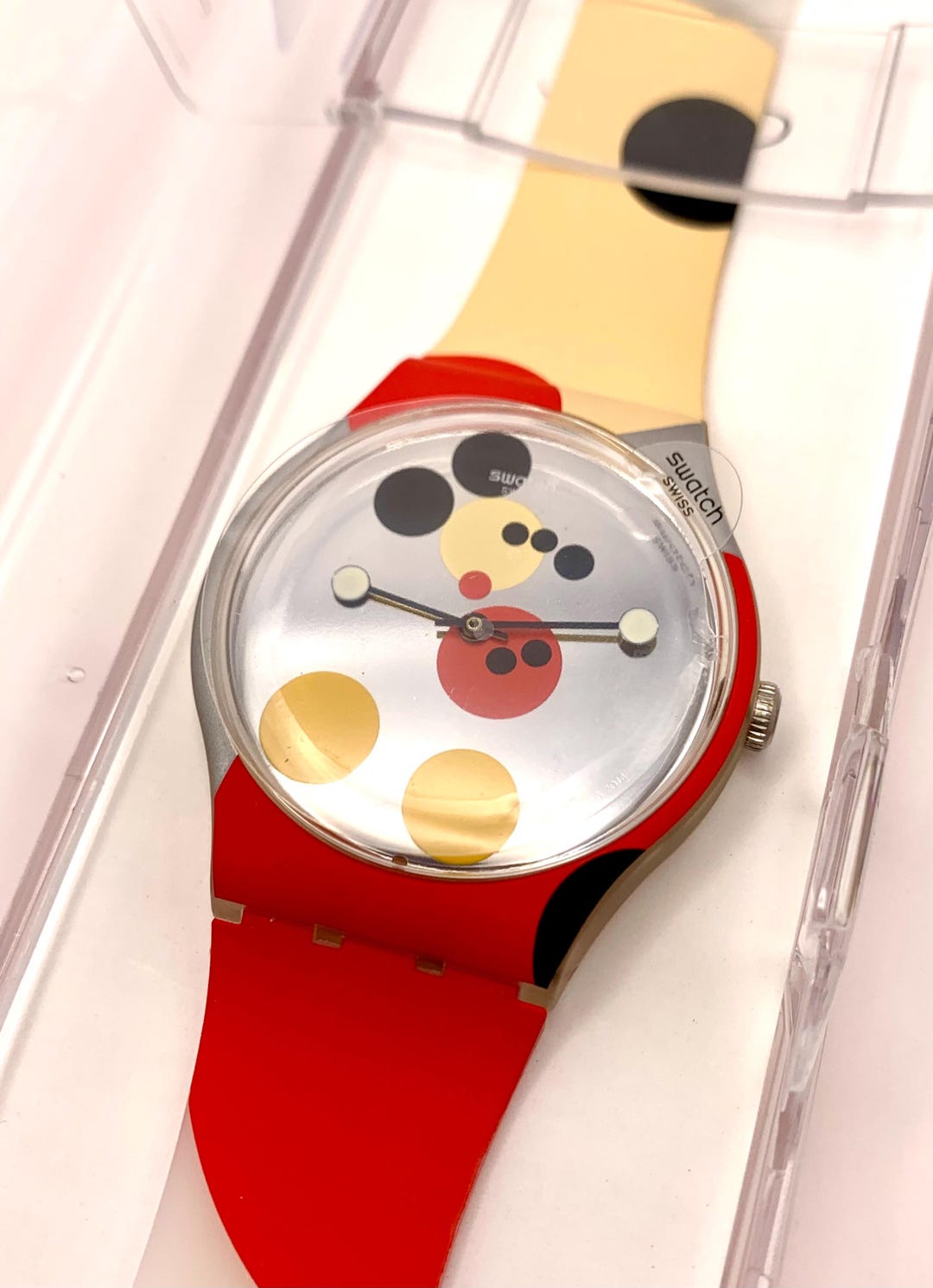 Vintage Swatch Watch, Limited Edition "mirror Spot" Mickey by Damien ...