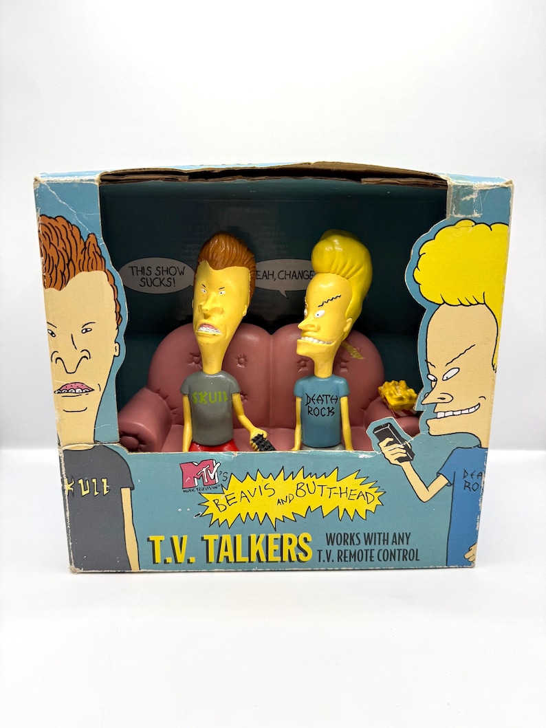 Vintage Mtv's "beavis and Butthead" TV Talkers, Talking Figurine (1996 ...