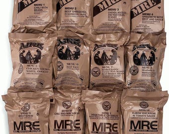 MRE meal Ready to Eat Funny Military Sticker - Etsy