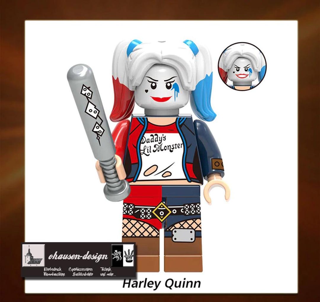 Harley Quinn Clamp Building Blocks MOC the Batman Joker 100% Lxxo ...