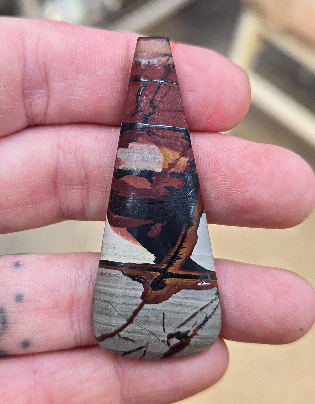 Indian Paint Stone Cabochon - Etsy