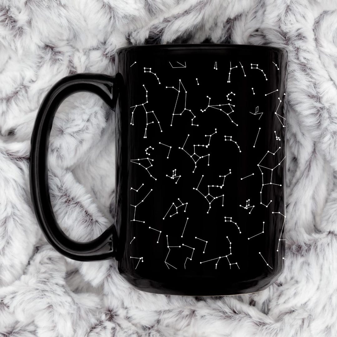 Gift for Astronomer Mug Star Constellations Mug Astronomy Gift for Him Gift Idea for Space ...