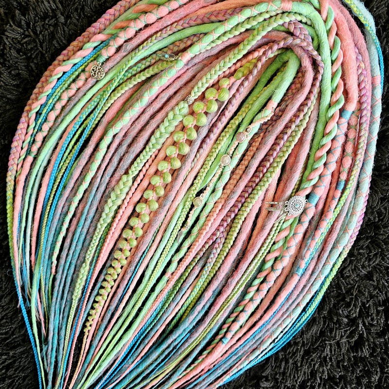 Mermaid Hair Extensions - Etsy