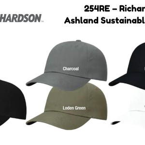 Single Hat or Bulk Order, Embroidered on Dad Hat, 254RE Richardson ...