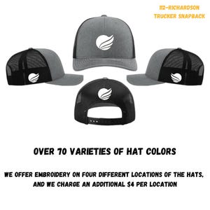 Single Hat or Bulk Order, Embroidered on Dad Hat, 254RE Richardson ...