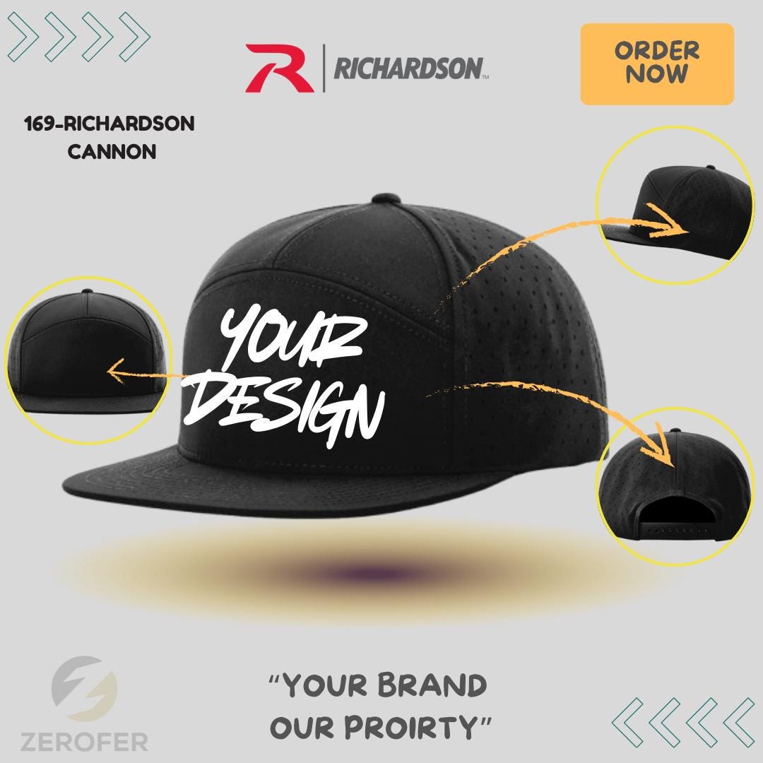 Single Hat or Bulk Order, Embroidered on Mesh Hats, 169 Richardson ...