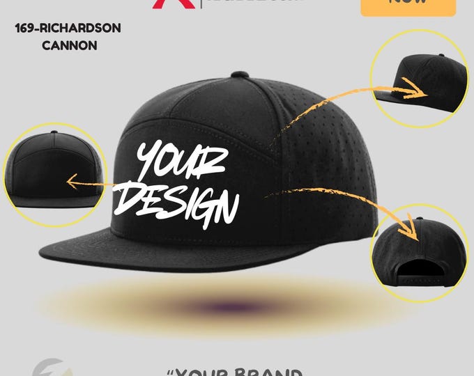 Single Hat or Bulk Order, Embroidered on Mesh Hats, 169 Richardson ...