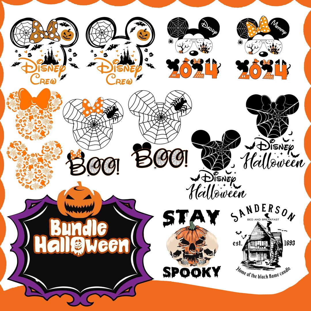 Halloween Mouse and Friends Png, Trick or Treat PNG, Spooky Season Png ...