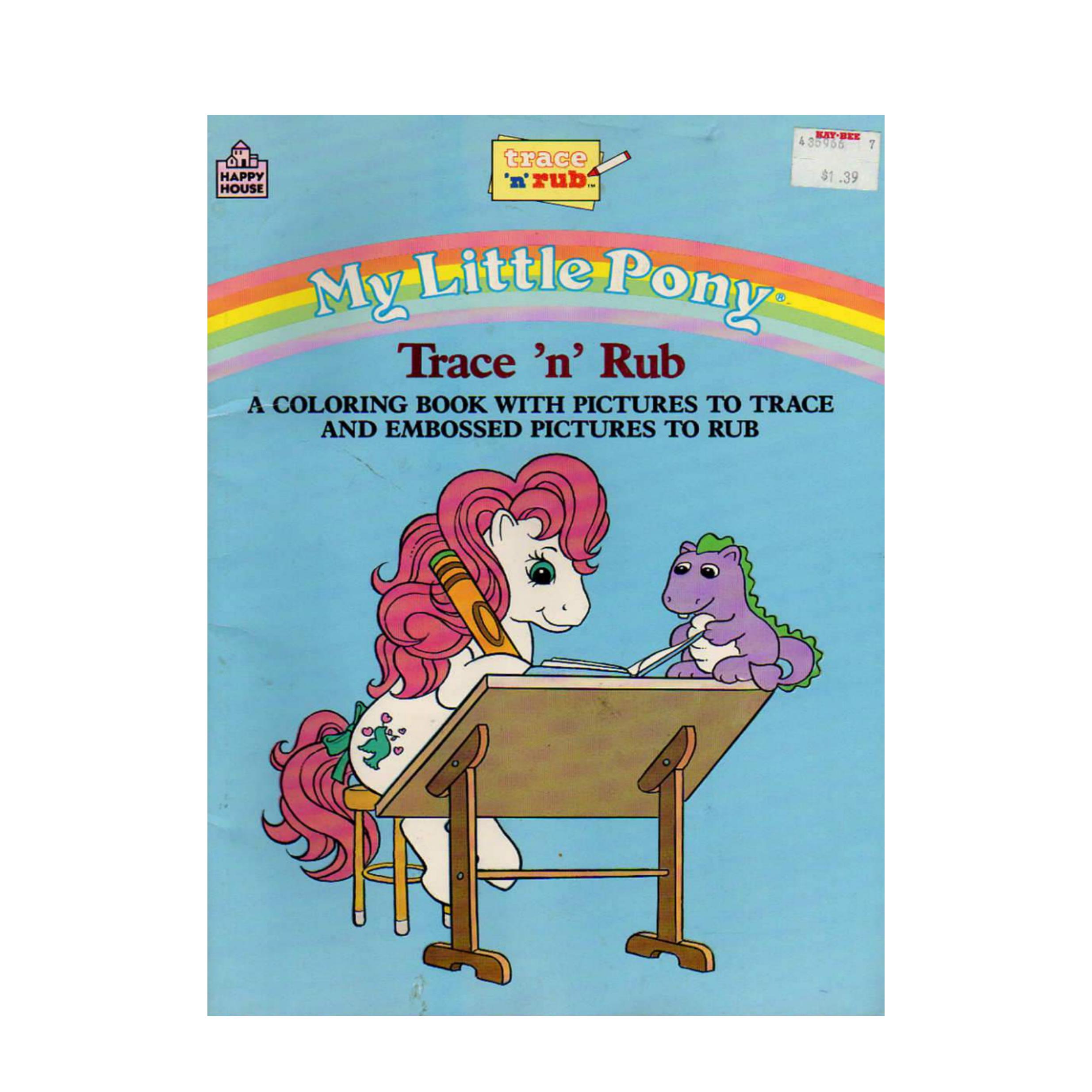 My Little Pony MLP Coloring Book, Vintage Book to Color, Instant ...