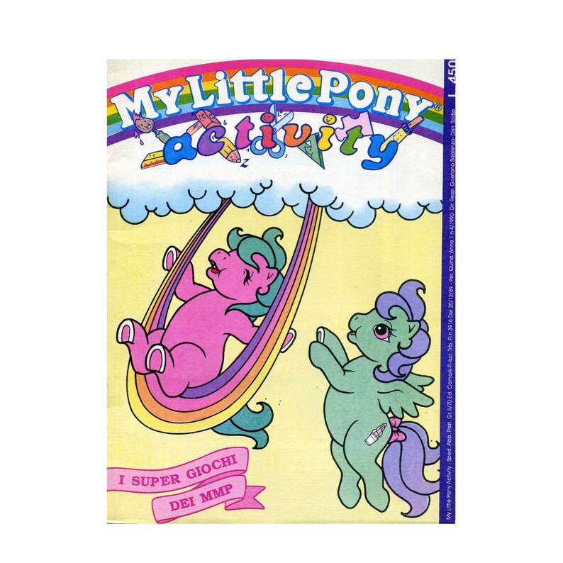 My Little Pony Coloring Book, MLP Vintage Book to Color, Instant Download, PDF - Etsy Australia