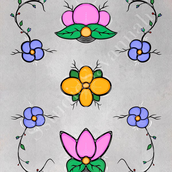 Ojibwe Floral Designs - Etsy Canada