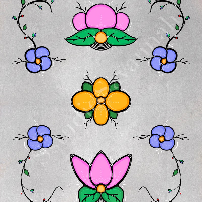 Ojibwe Floral - Etsy