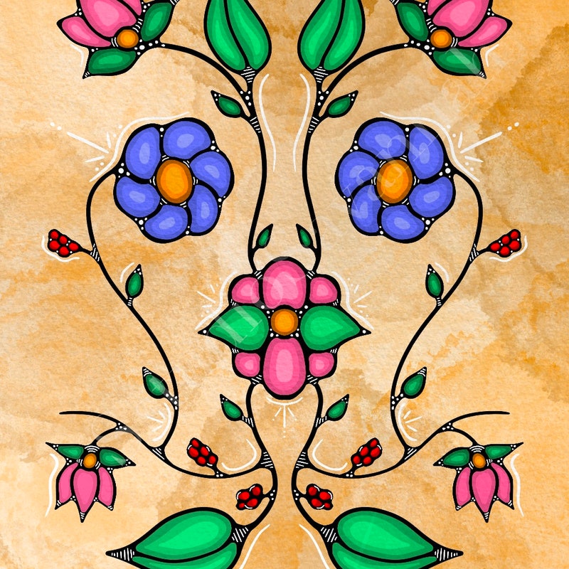 Ojibwe Floral Design - Etsy