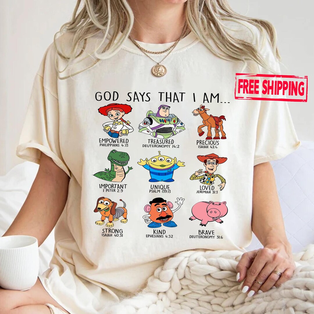 Christian Disney Shirt, Disney God Says That I Am Shirt, God Says I Am ...