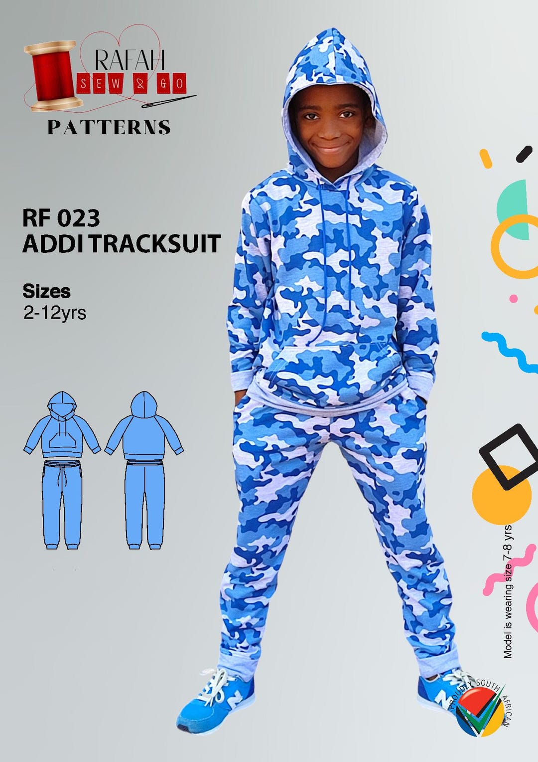 RF023 - Addi Tracksuit Sewing Pattern - Etsy