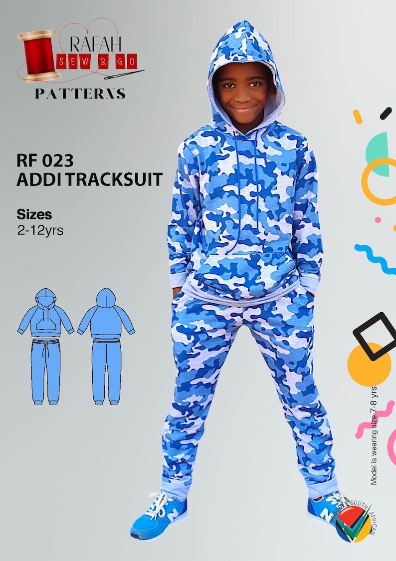 RF023 - Addi Tracksuit Sewing Pattern - Etsy