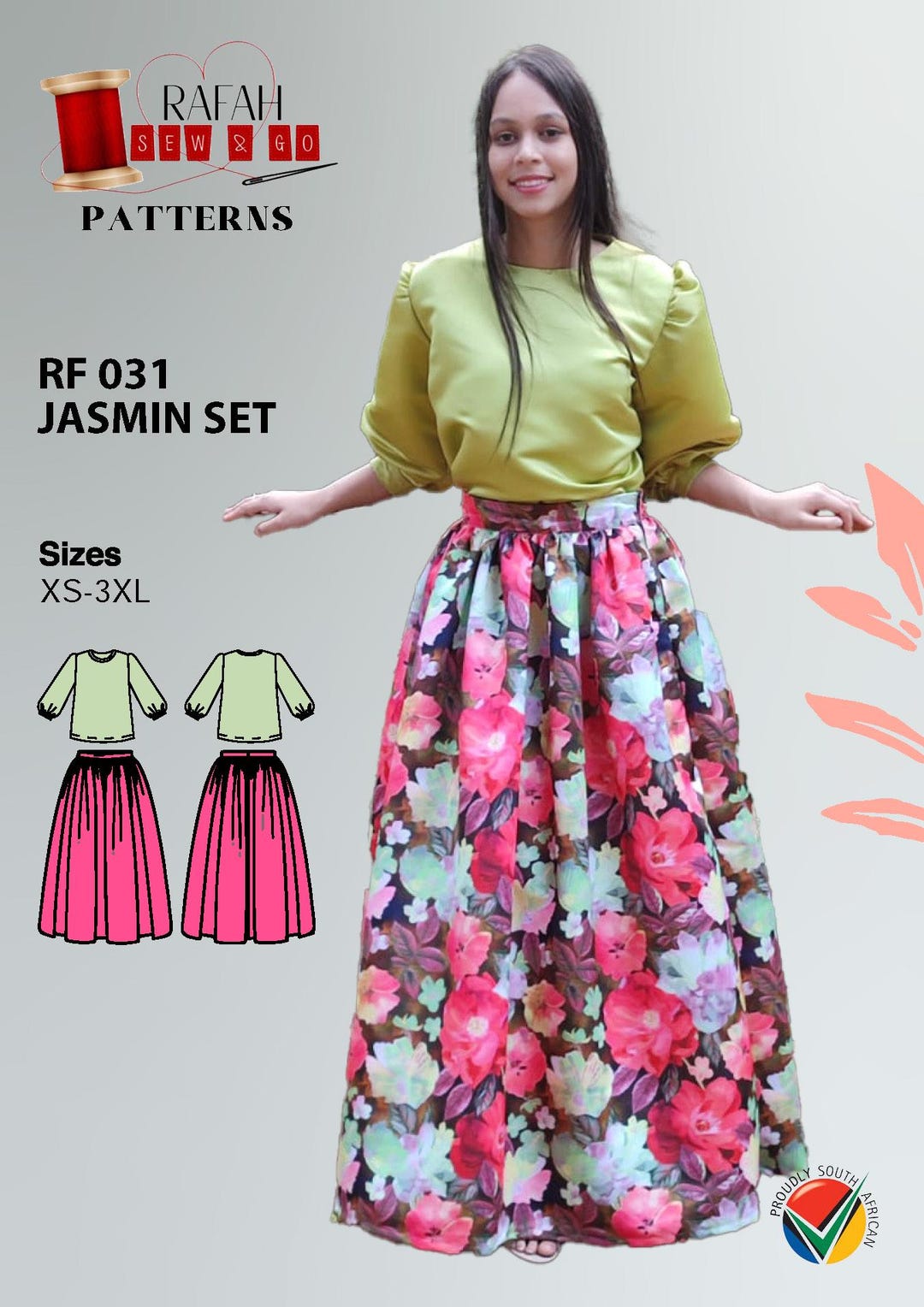 RF031 - Jasmine Set Sewing Pattern - Etsy