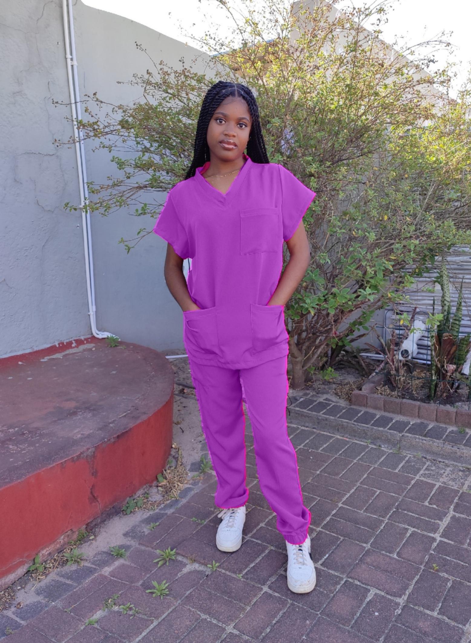 RF012 - Basic Unisex Scrubs Sewing Pattern - Etsy