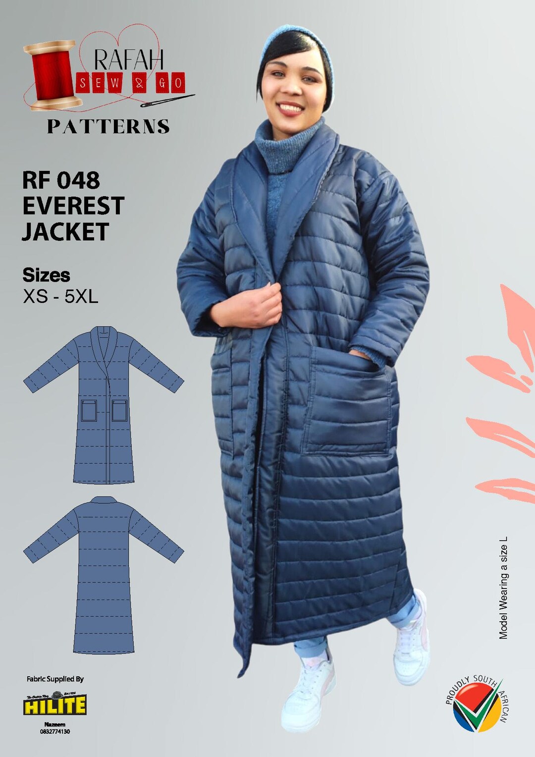 RF048 - Everest Jacket Sewing Pattern - Etsy