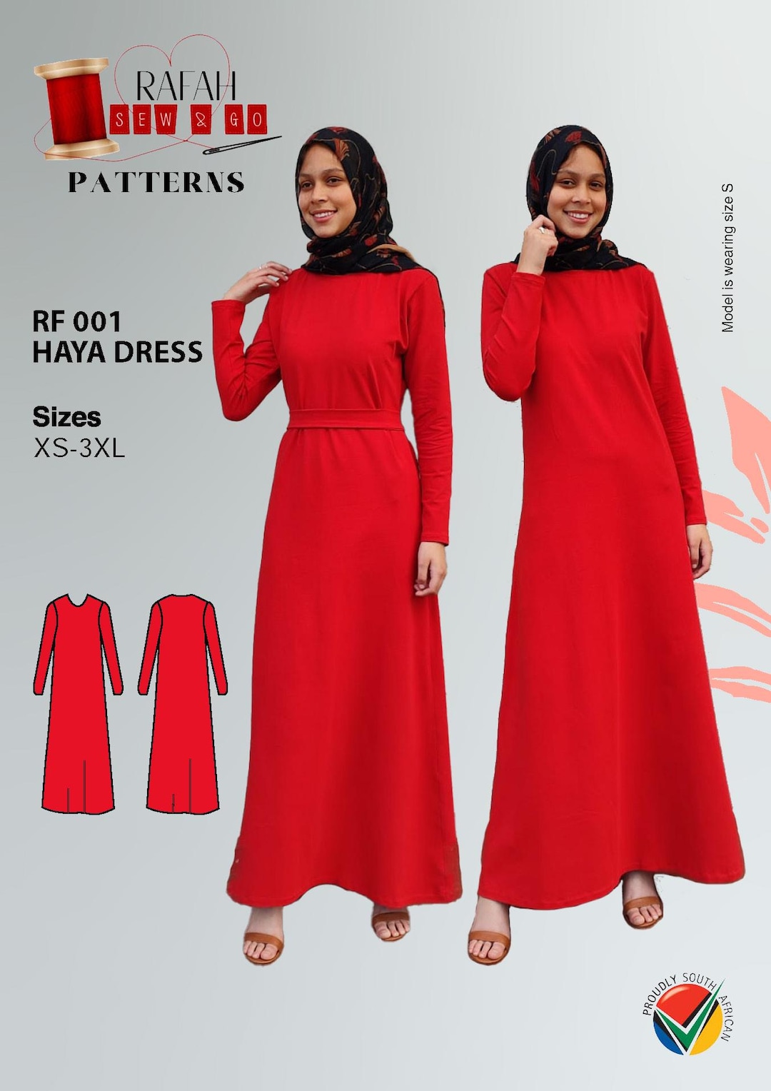 Easy Sewing Pattern: the Haya Dress | DIY PDF Download | Loose Fit ...