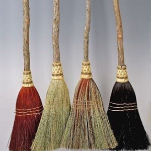 Rustic Wedding Broom, Jumping Broom in Your Choice of Natural, Black ...