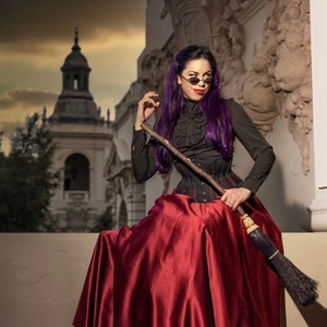 Mother and Daughter Witch's Besom Broom Set in Your Choice of Natural ...